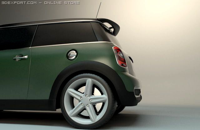 Mini Cooper S 3D Model