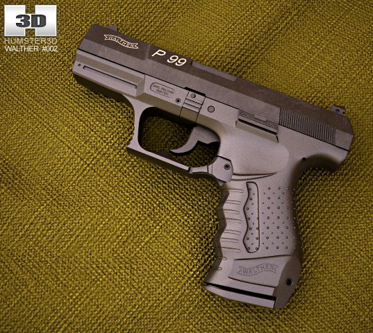Walther P99 3D Model