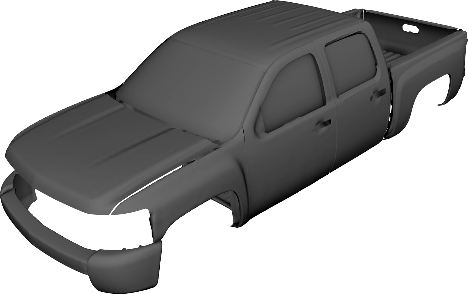 Chevrolet Silverado Body 3D CAD Model
