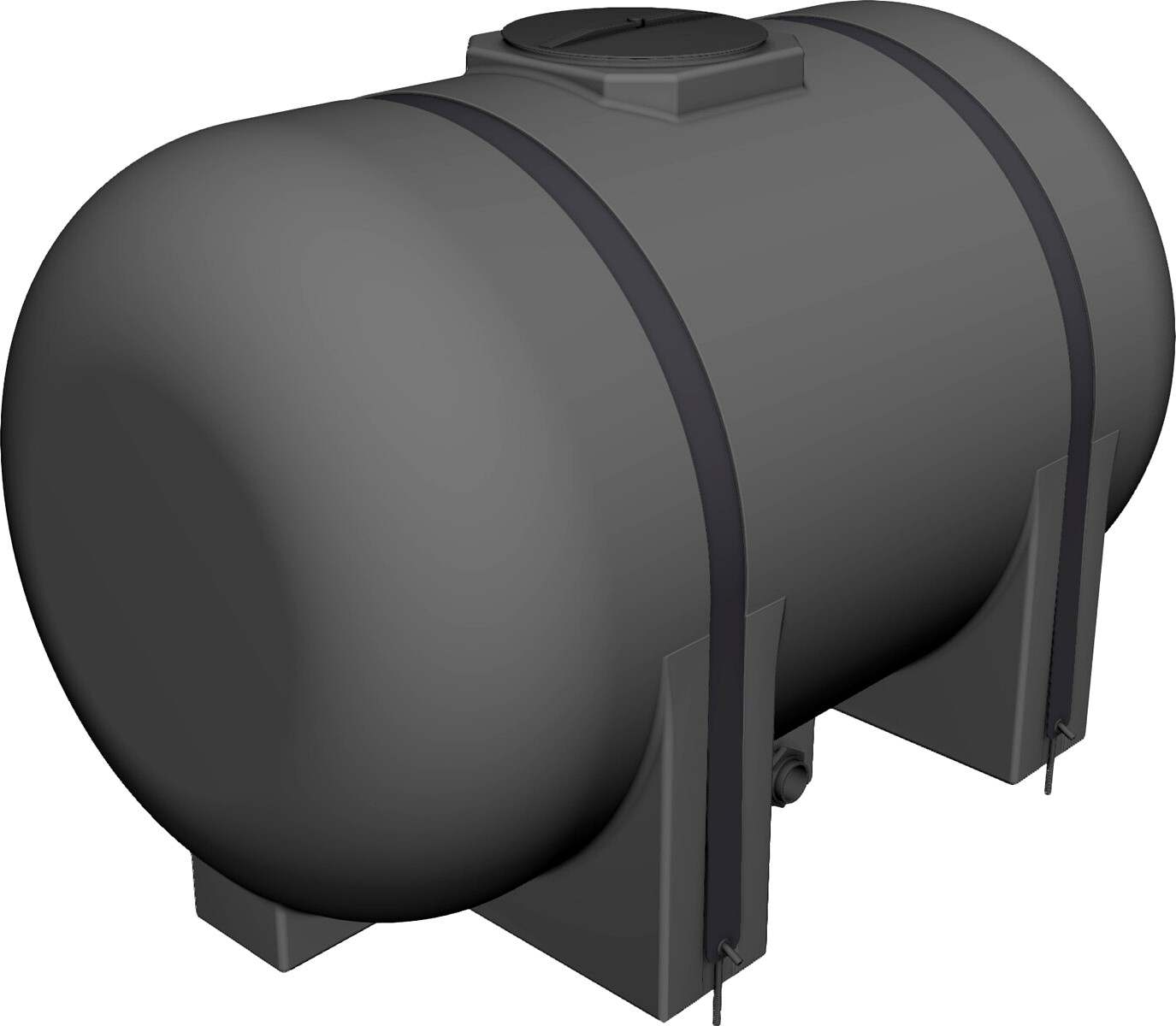Water Tank 535 Gallon 3D CAD Model
