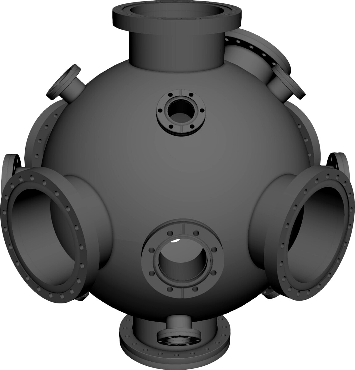 Vacuum Chamber 3D CAD Model