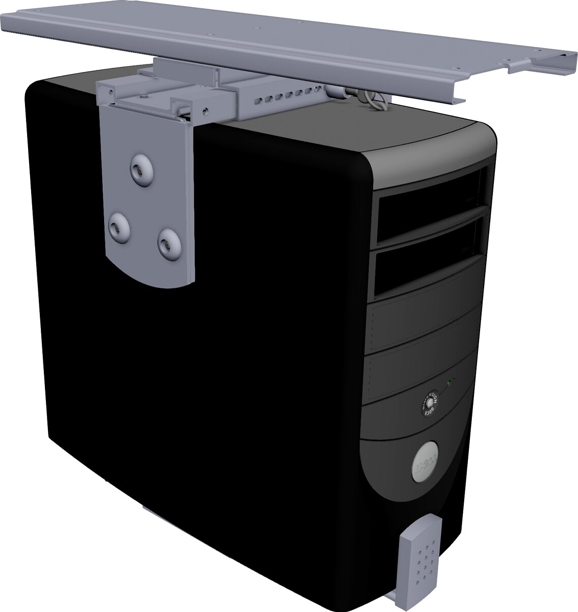 PC Desktop Case 3D CAD Model