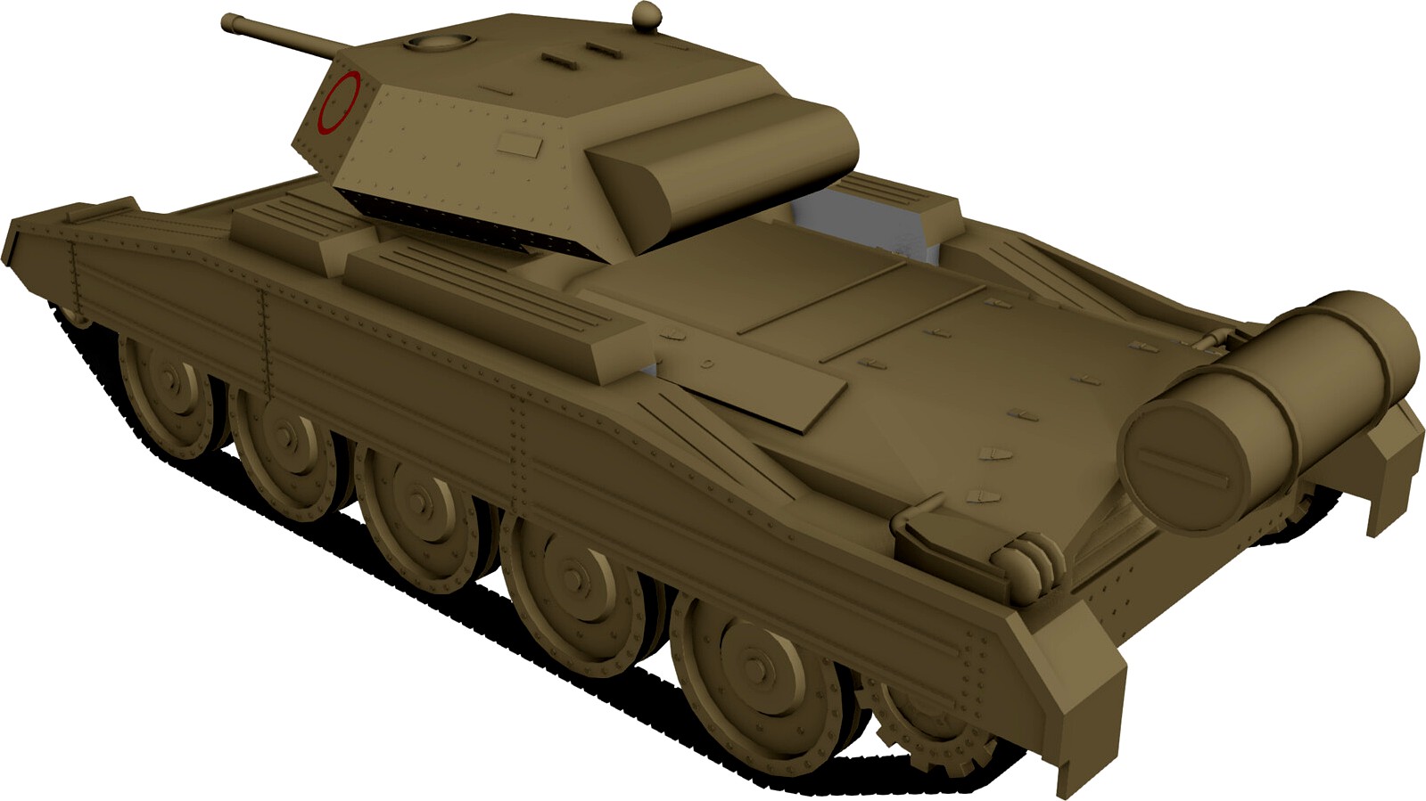 Crusader Tank 3d model