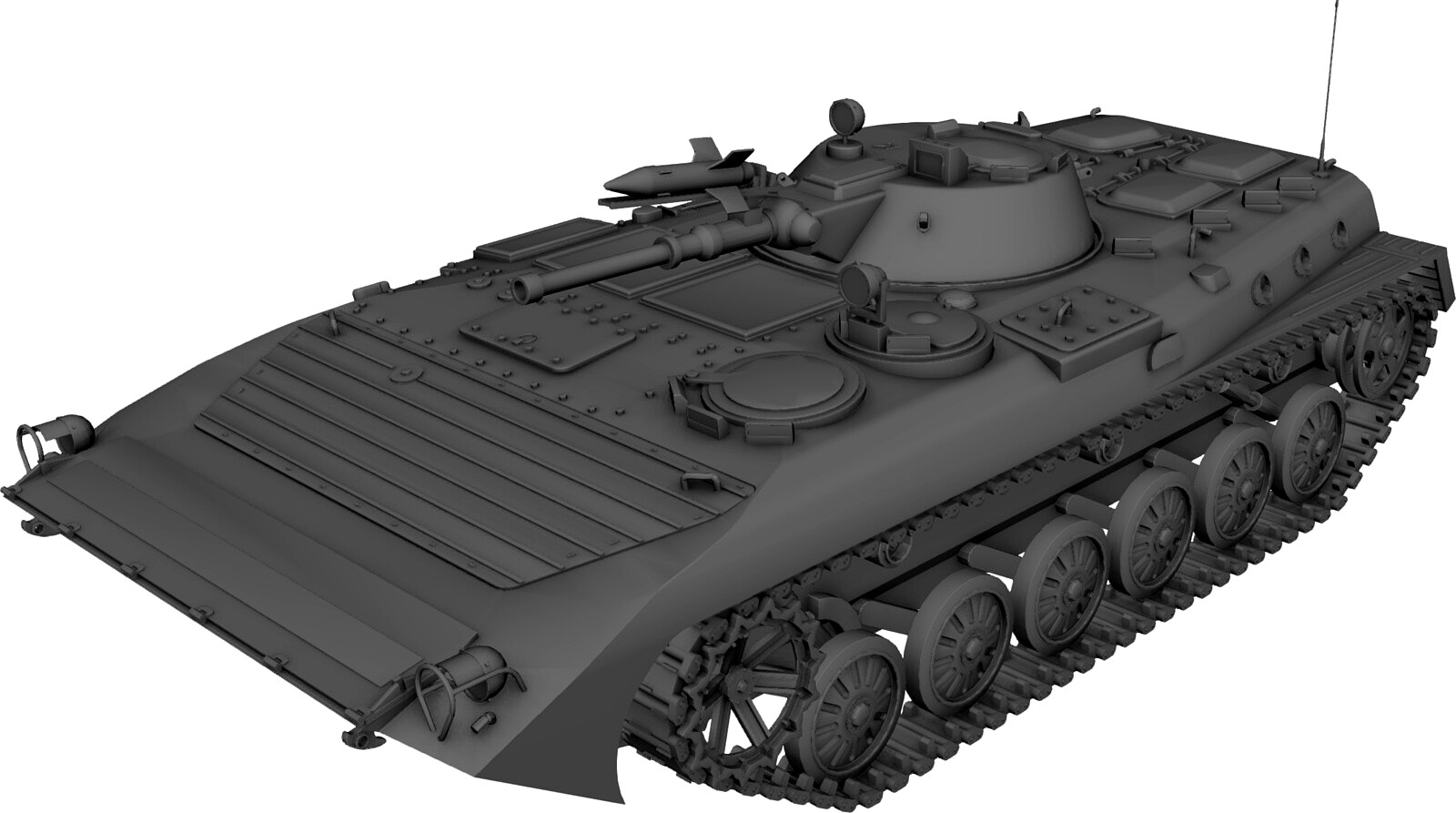 BMP Battle Infantry Vehicle 3d model