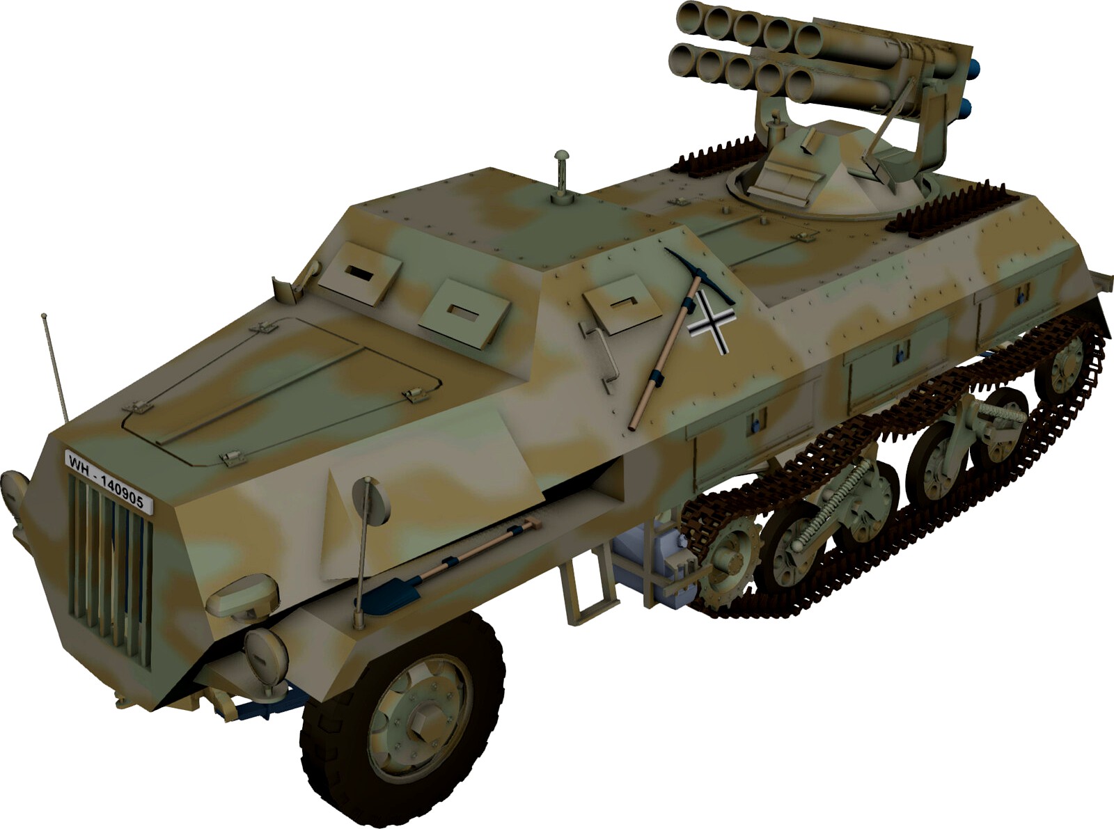 Panzerwerfer 42 3d model