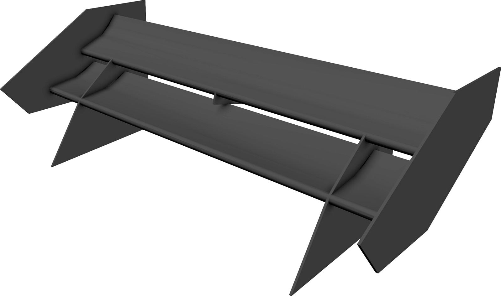Formula Student Rear Wing 3D CAD Model