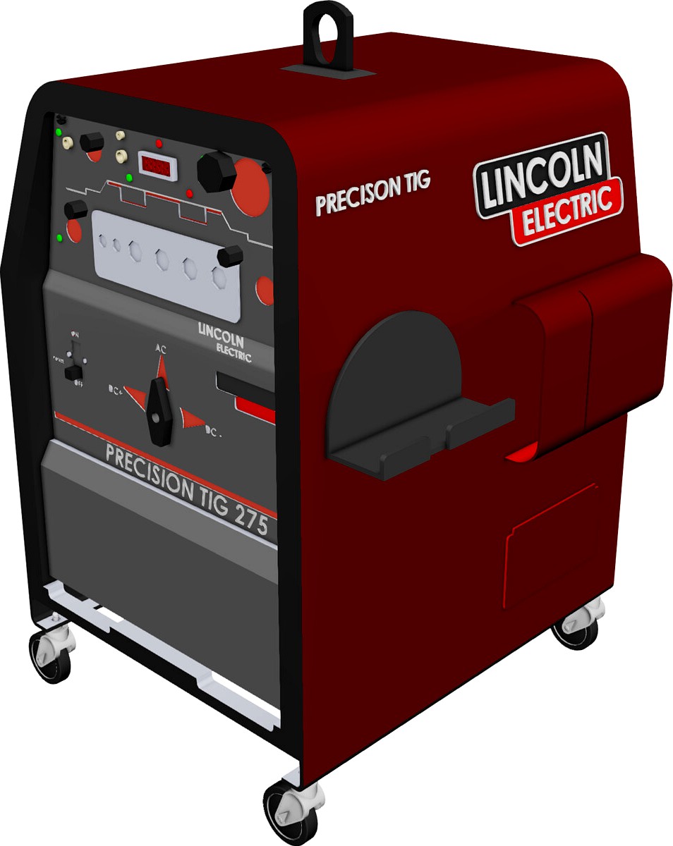 Welding Machine Lincoln Electric Precision TIG 275 3D CAD Model