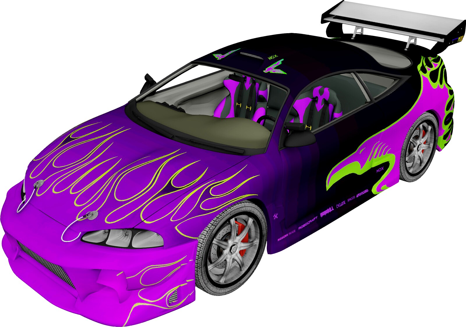 Mitsubishi Eclipse [Tuned] 3d model