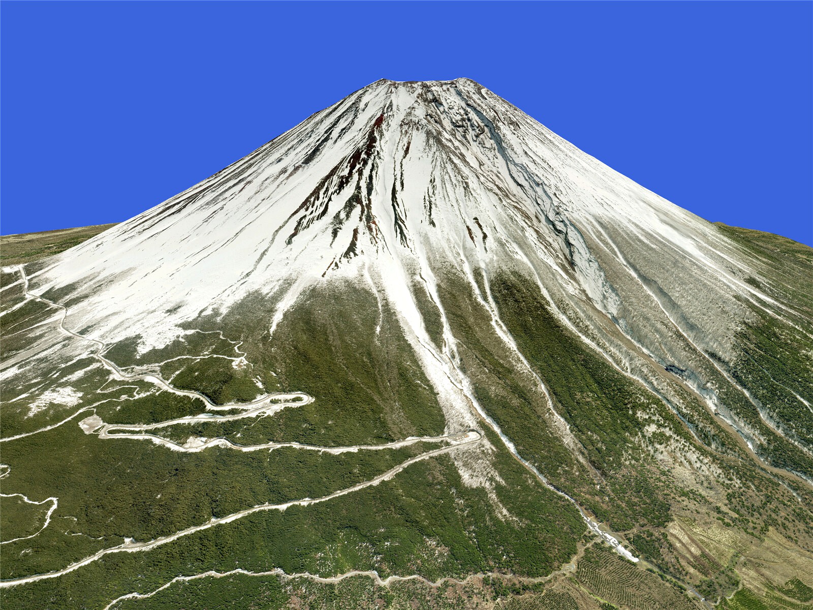 Mount Fuji 3d model