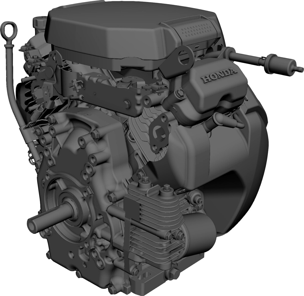 Honda GX690 Engine 3D CAD Model