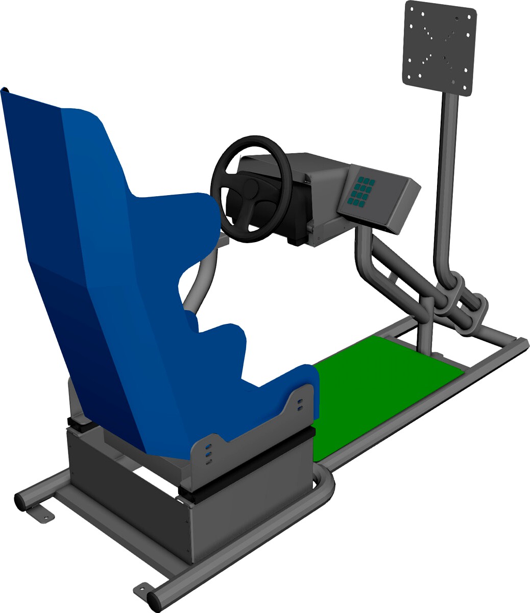 Racing Simulator 3D CAD Model