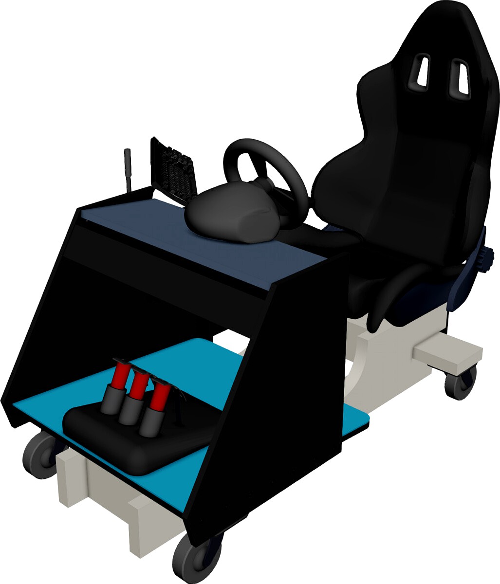 Racing Cockpit G27 3d model