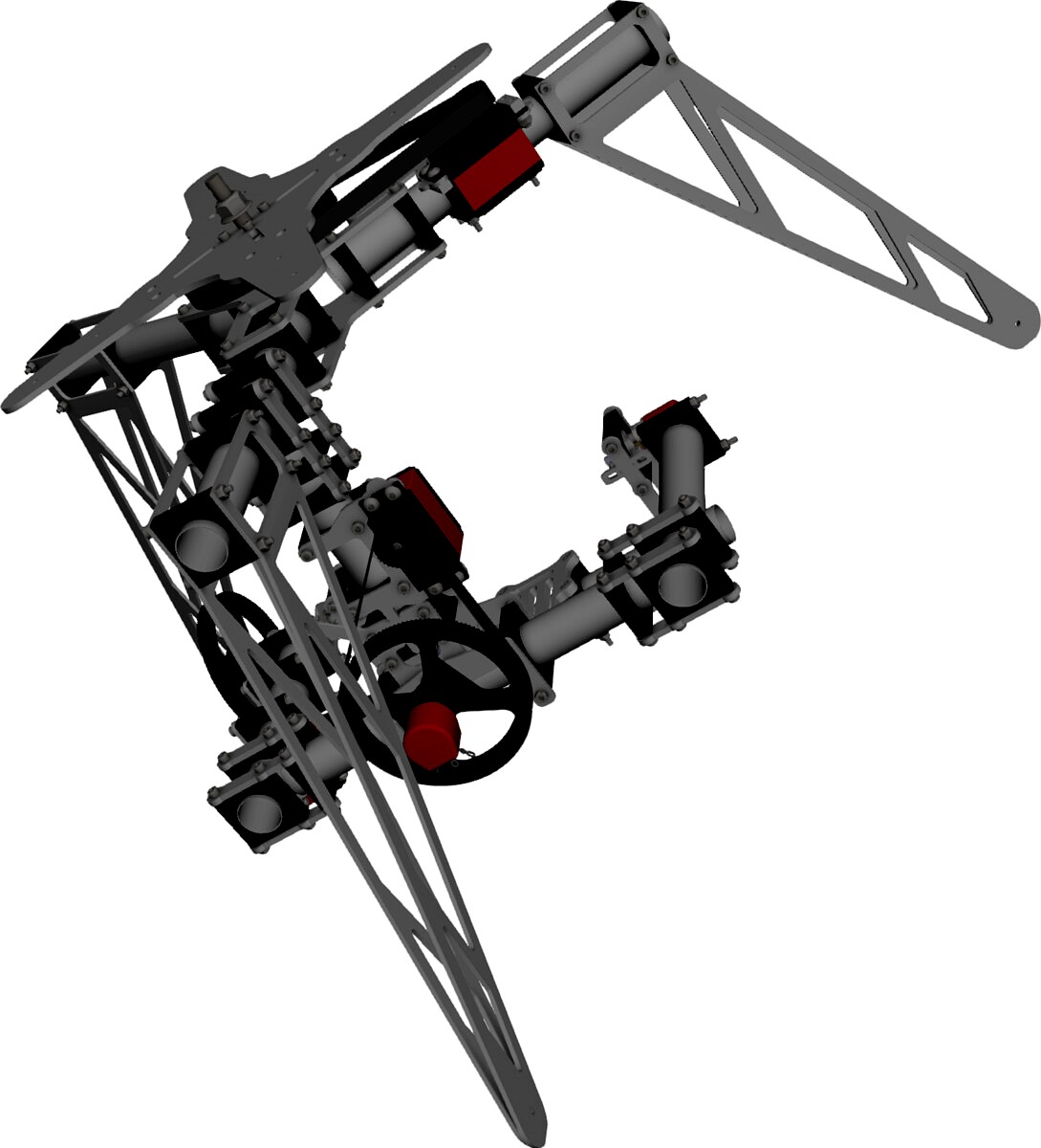 Camera Gimbal 3 Axis 3D CAD Model