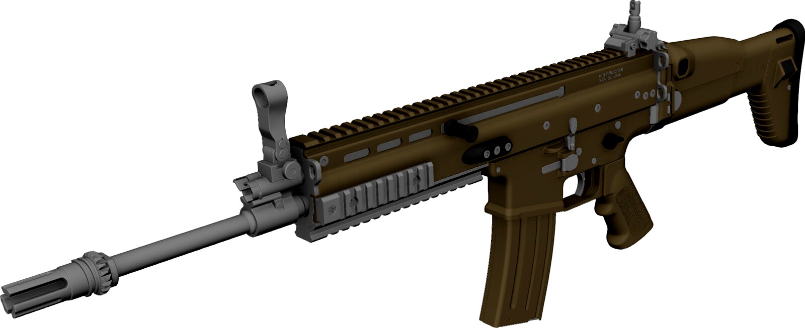 FN SCAR L 3d model