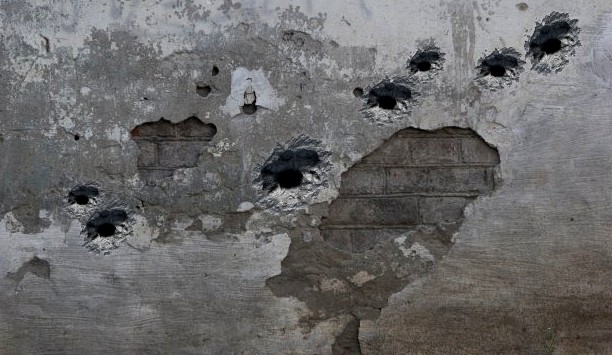 AAA ready Bullet impact decal for concrete walls 3D Model