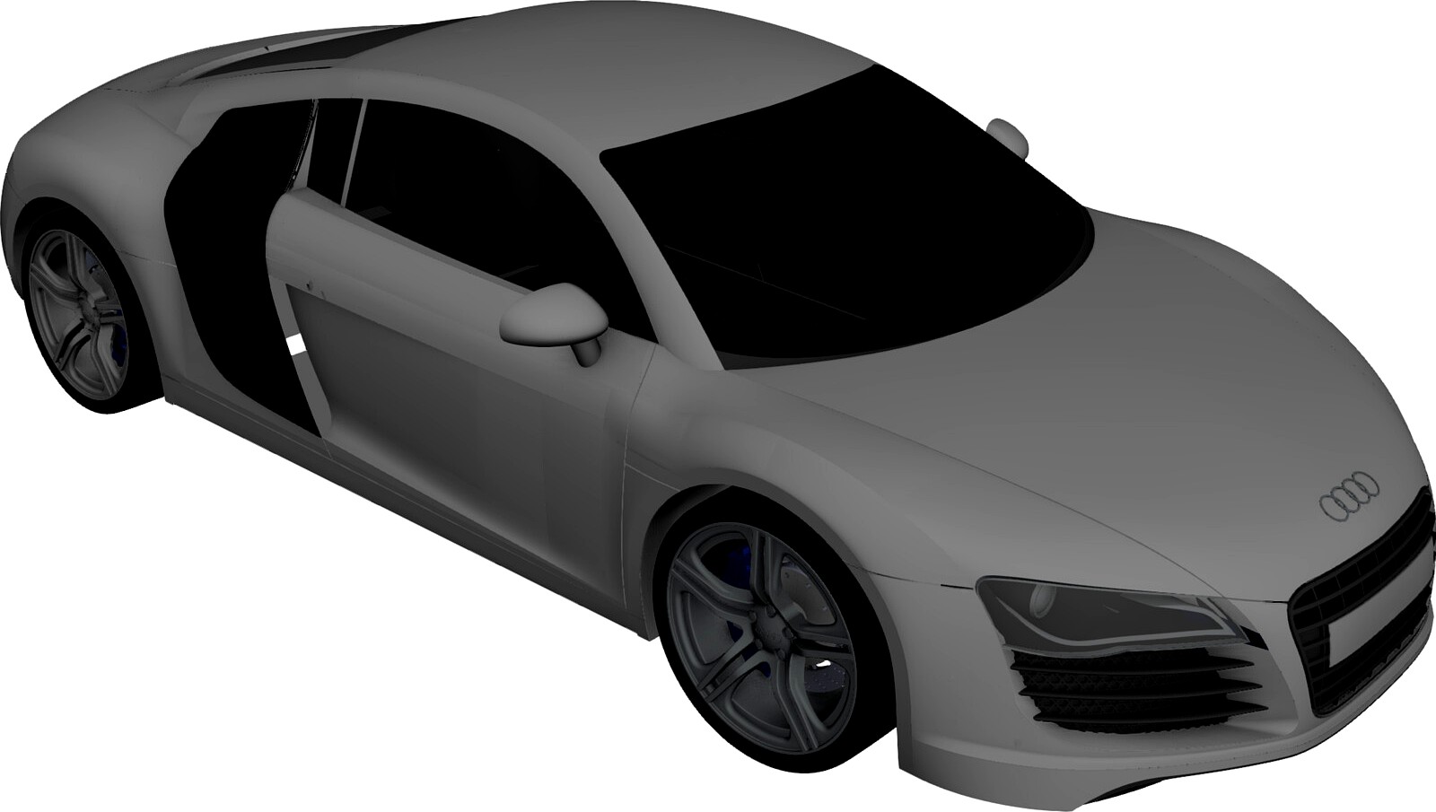 Audi R8 3D CAD Model