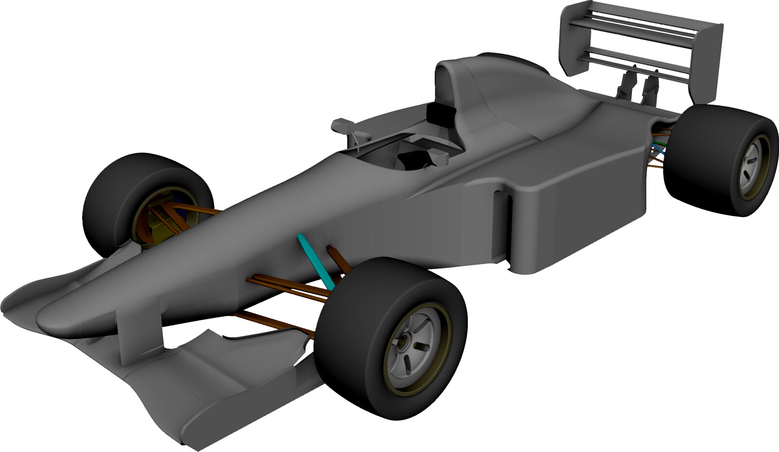 Sauber F1 Car 3D CAD Model