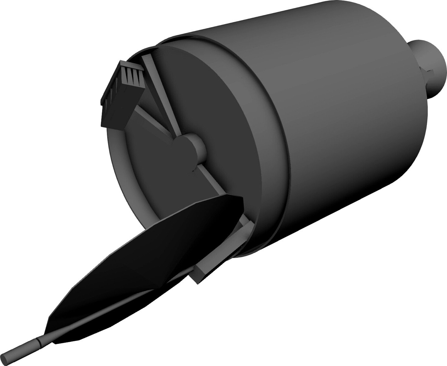 Hughes 376 Communications Satellite 3d model