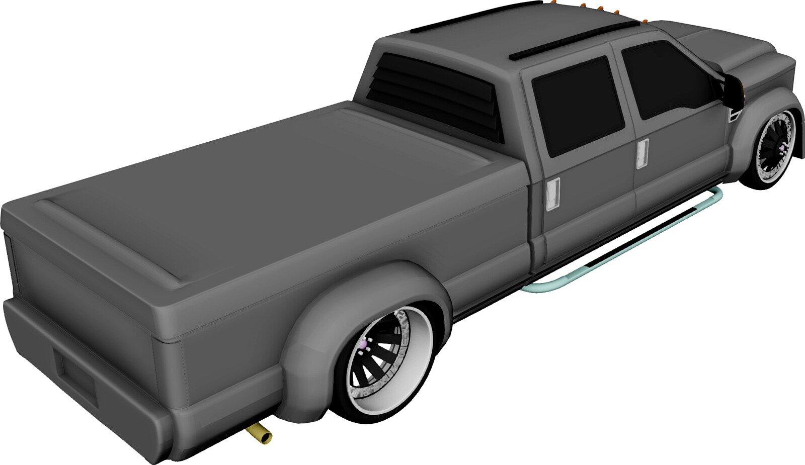 Ford F350 Truck [Tuned] 3d model