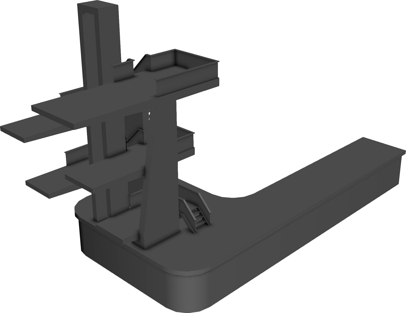 Diving Boards 3d model