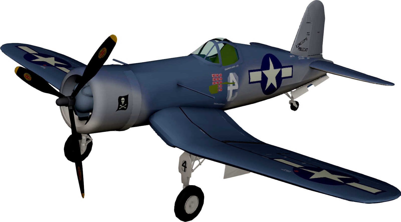 F4U Corsair 3d model