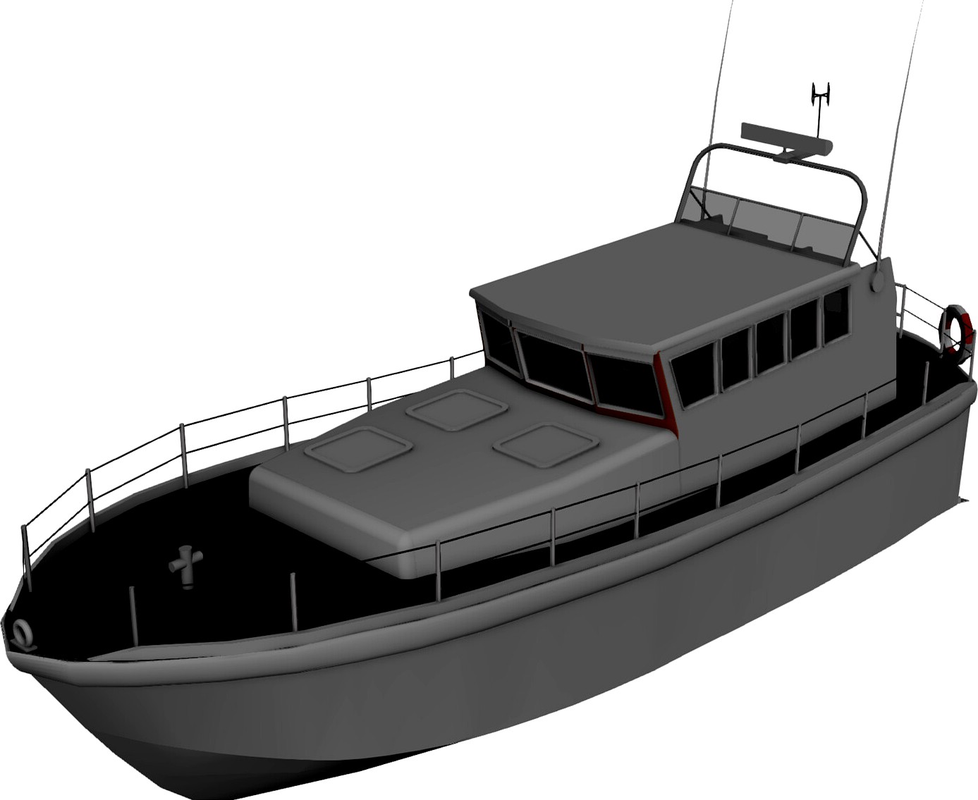 Mersey Class Lifeboat 3d model