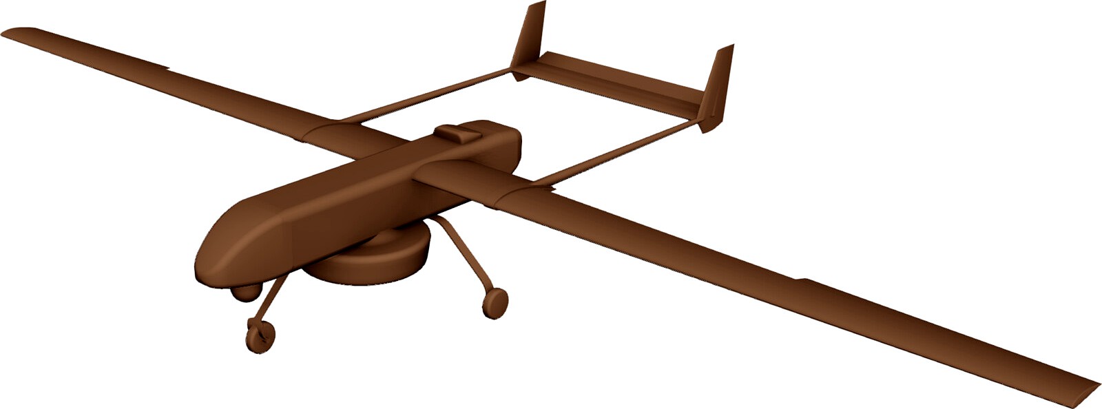 UAV VKT Drone 3D CAD Model