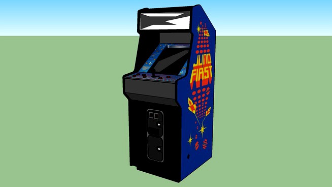 Juno First arcade game 3d model