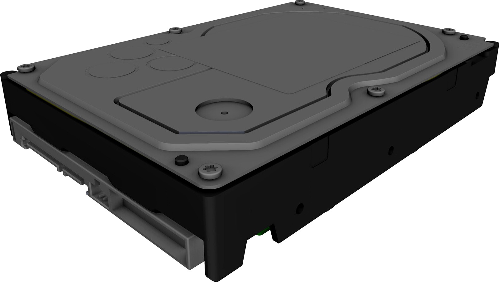 Hitachi 3.5" SATA HDD 3D CAD Model
