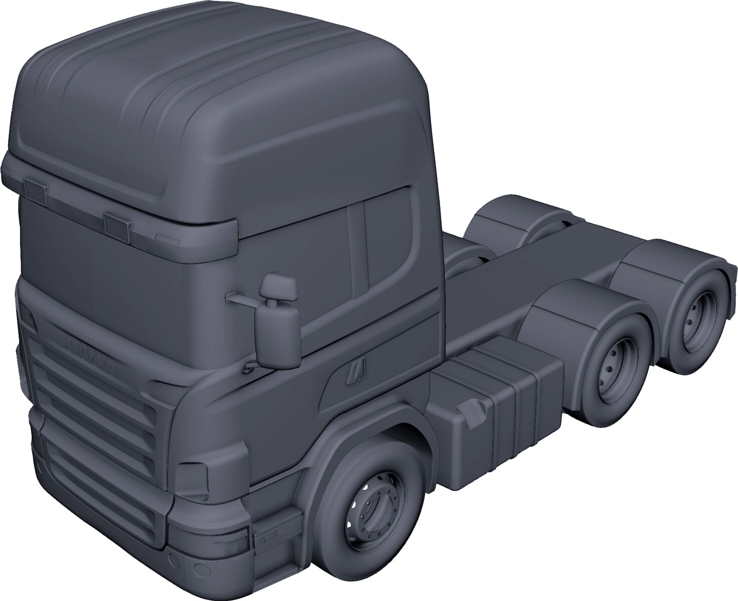 Scania Topline 3D CAD Model