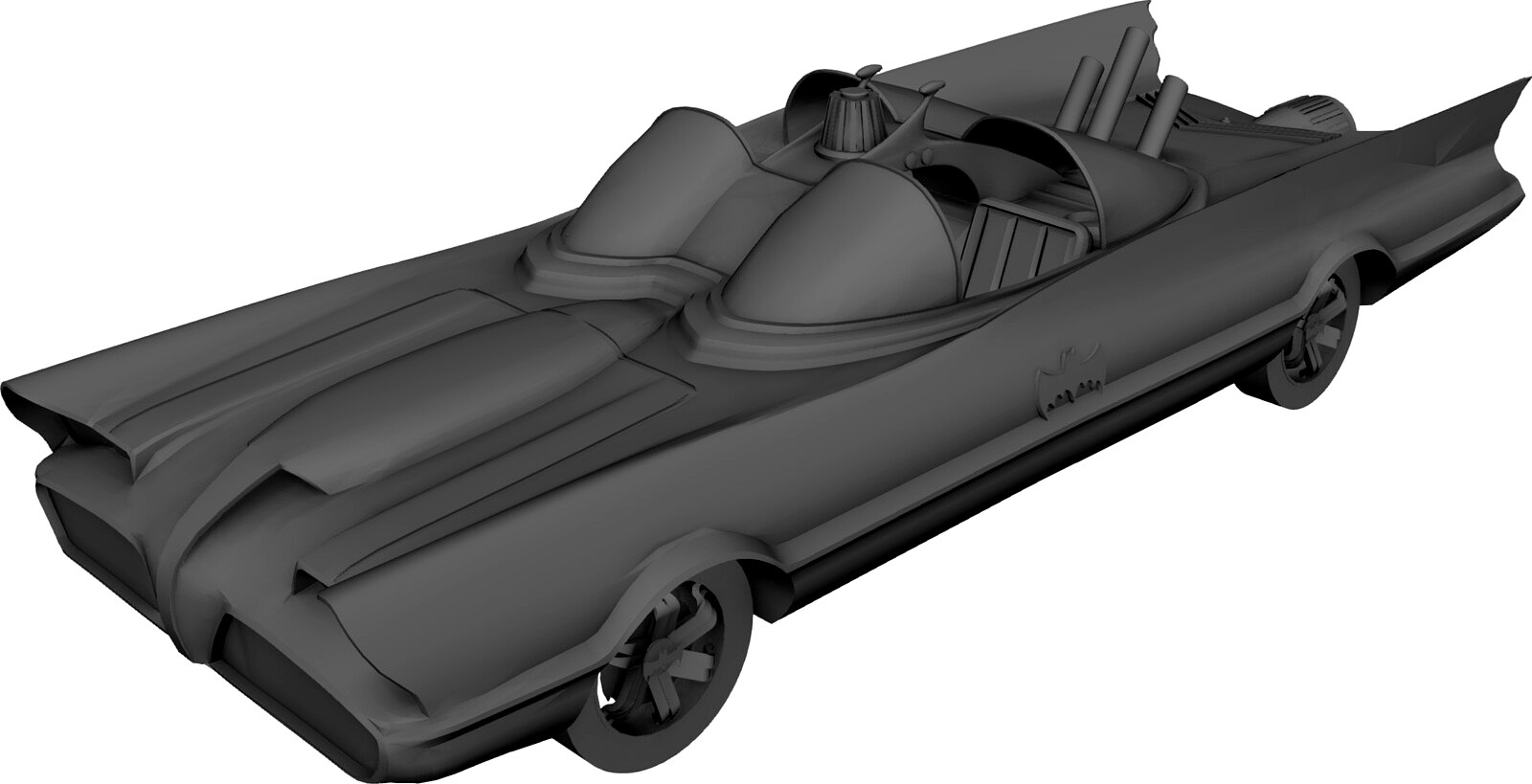 Batmobile (Circa 1966) 3d model