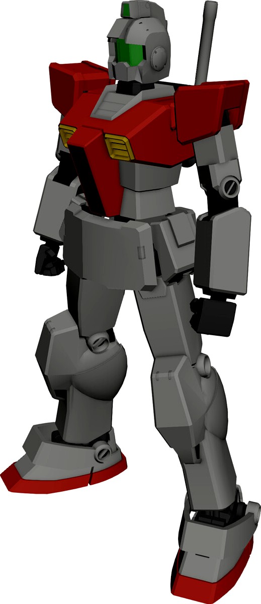 Gundam RGM-79 GM 3d model
