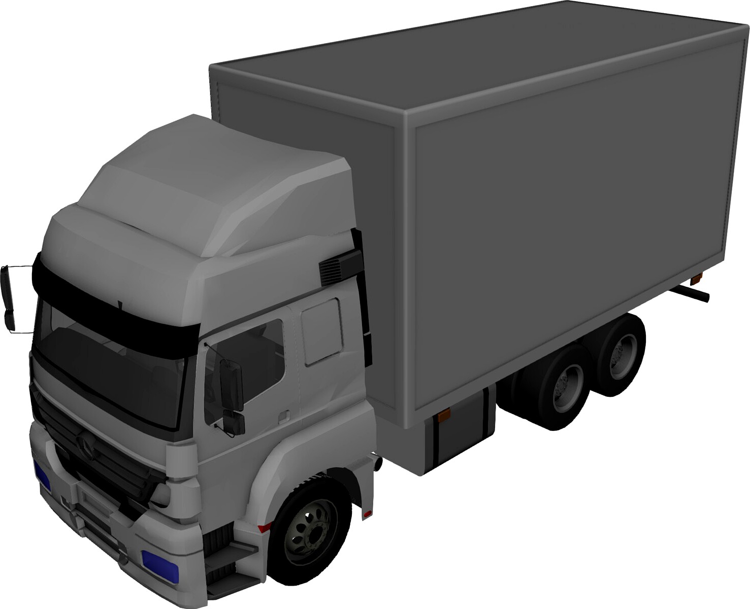 Mercedes-Benz Axor 3-Axle Cab 3d model