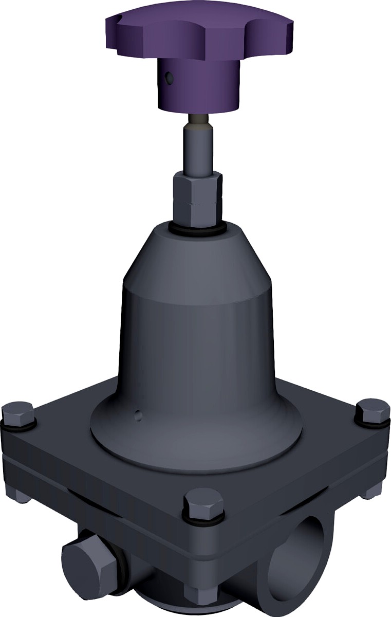 Pressure Reducing Valve 3D CAD Model