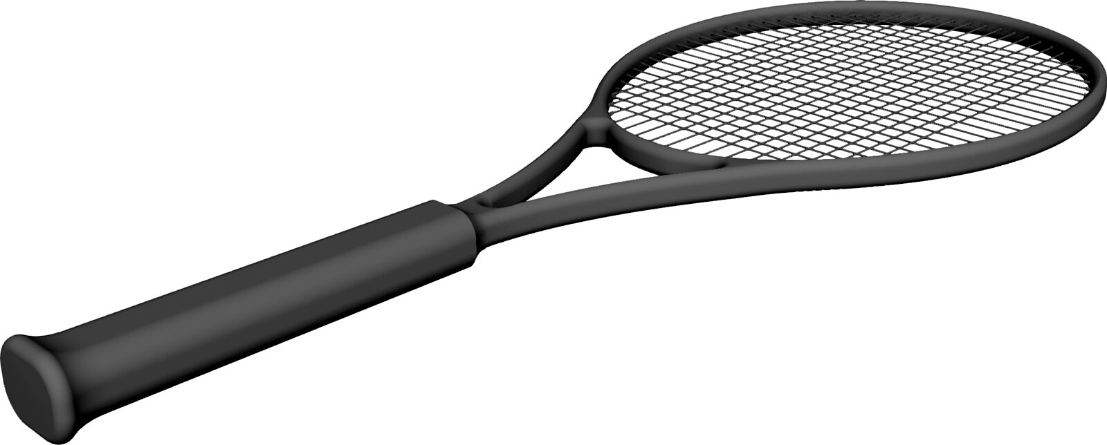 Tennis Racquet 3D CAD Model