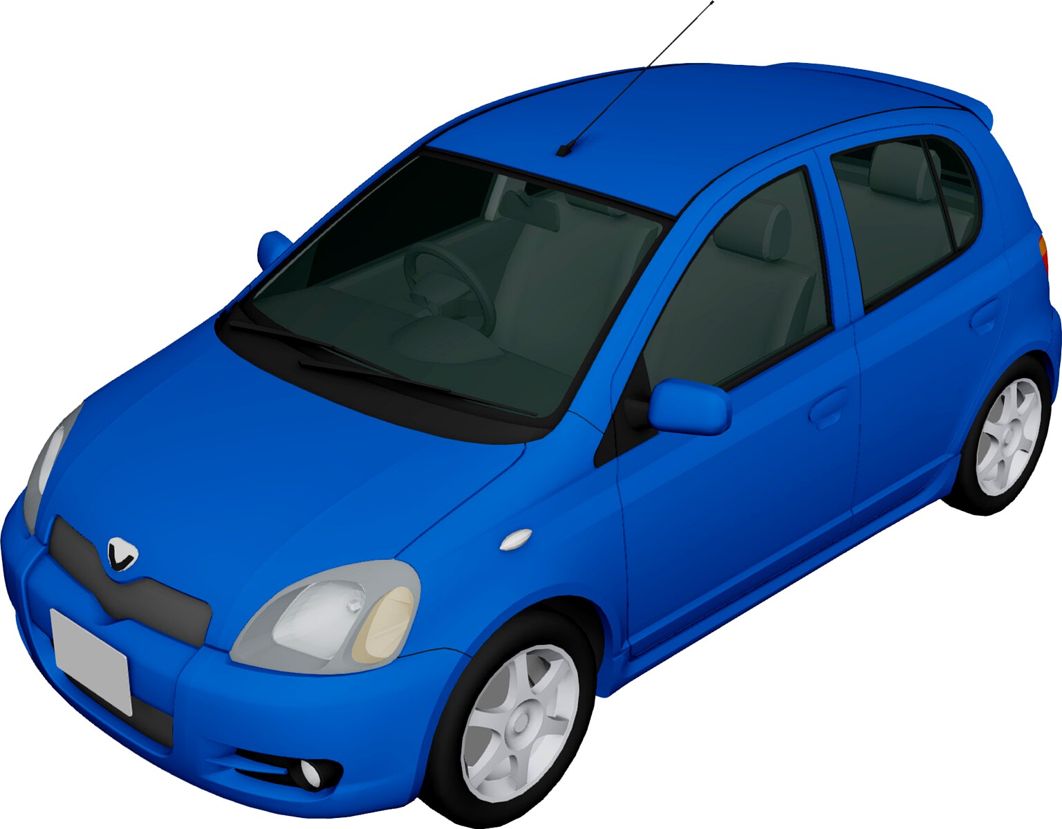 Toyota Vitz (2002) 3d model