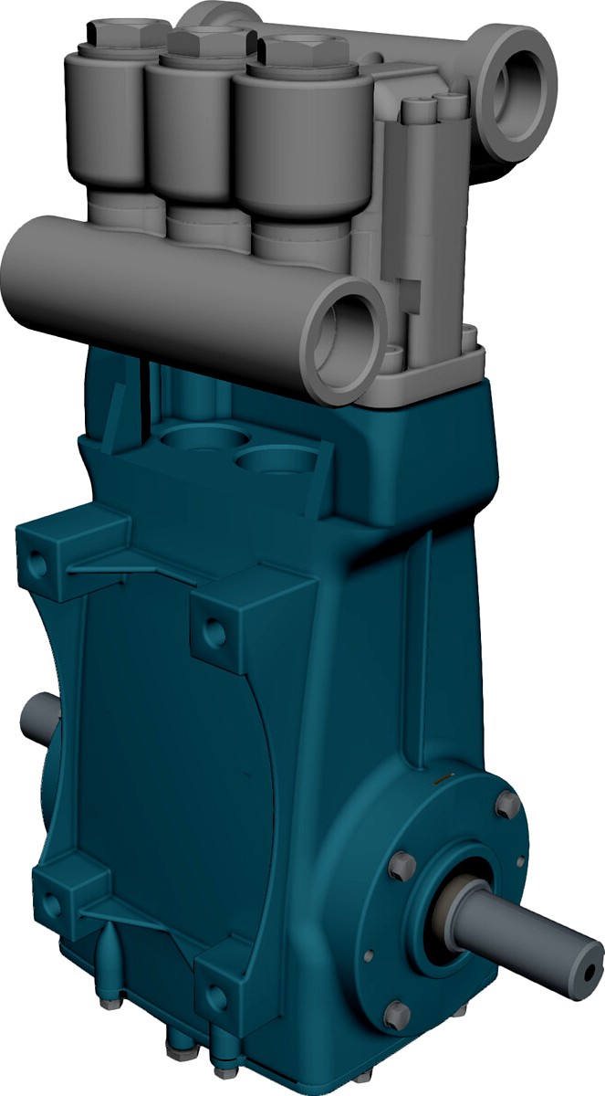 CAT 3520 High Pressure Pump 3D CAD Model
