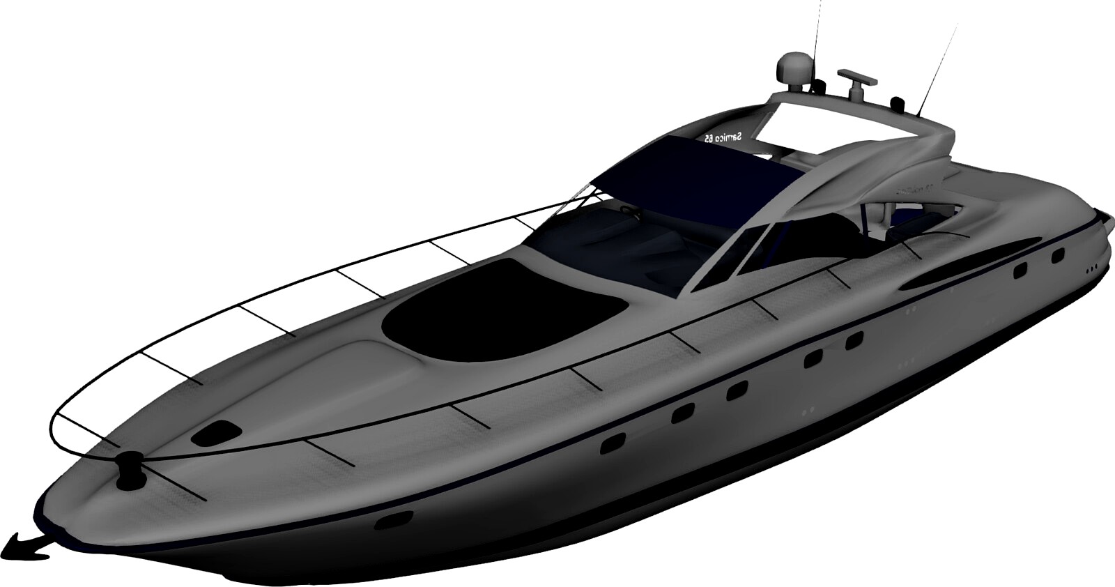 Sarnico 65 Yacht 3d model