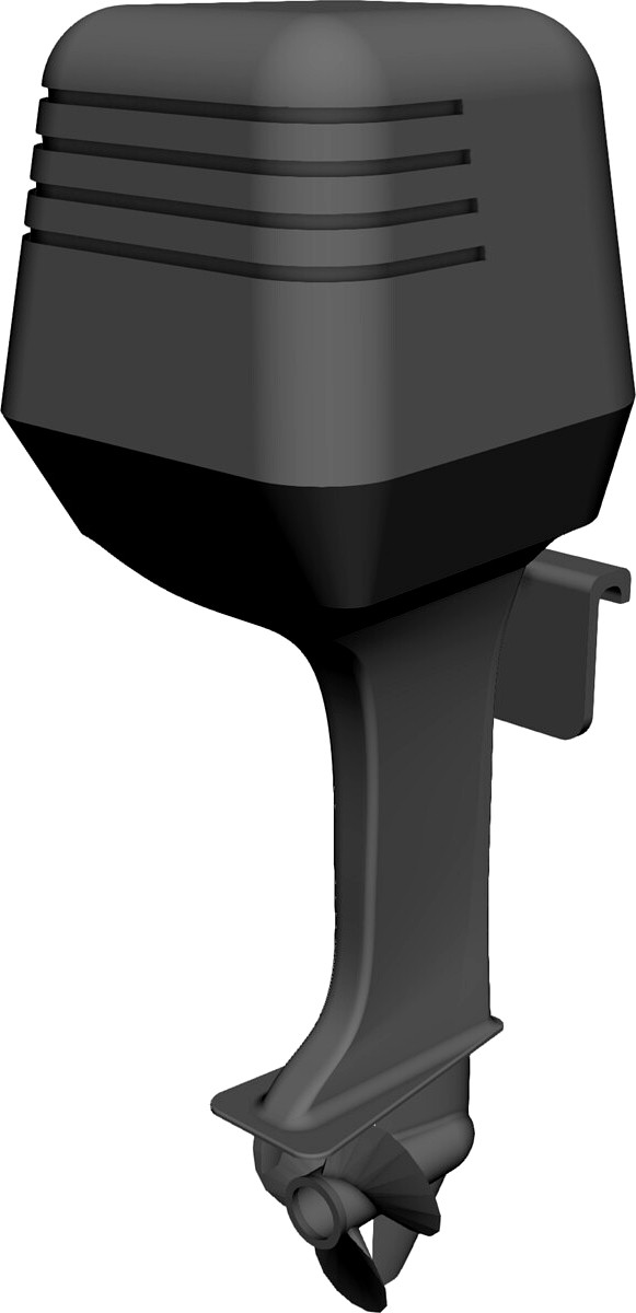 Outboard Motor 3D CAD Model