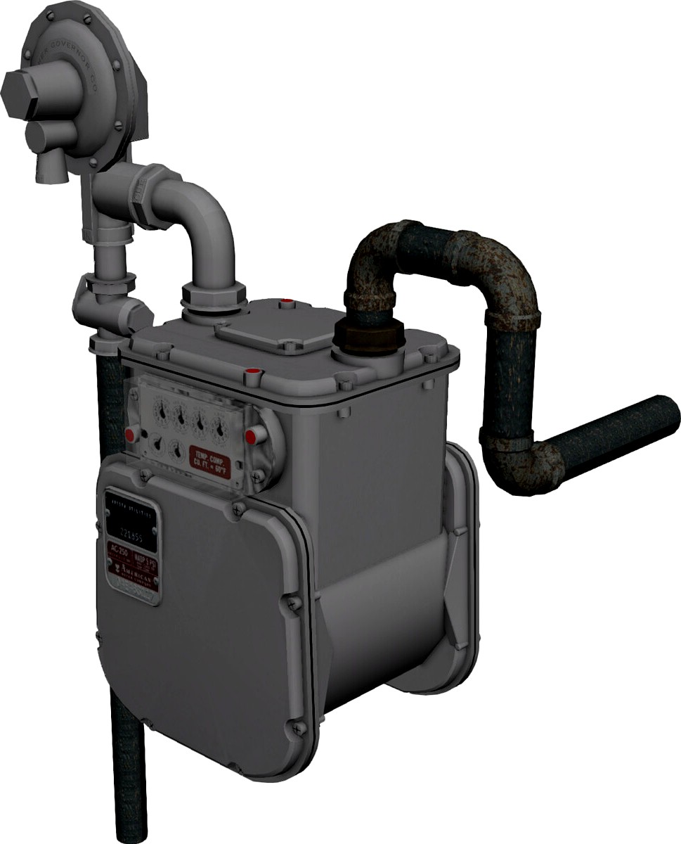 Gas Meter 3d model