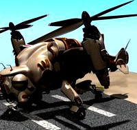 VB-02 VertiBird Fallout series 3d model