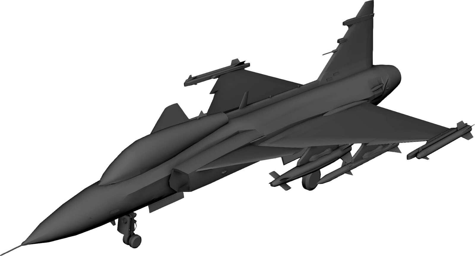 Saab JAS-39 Gripen 3d model