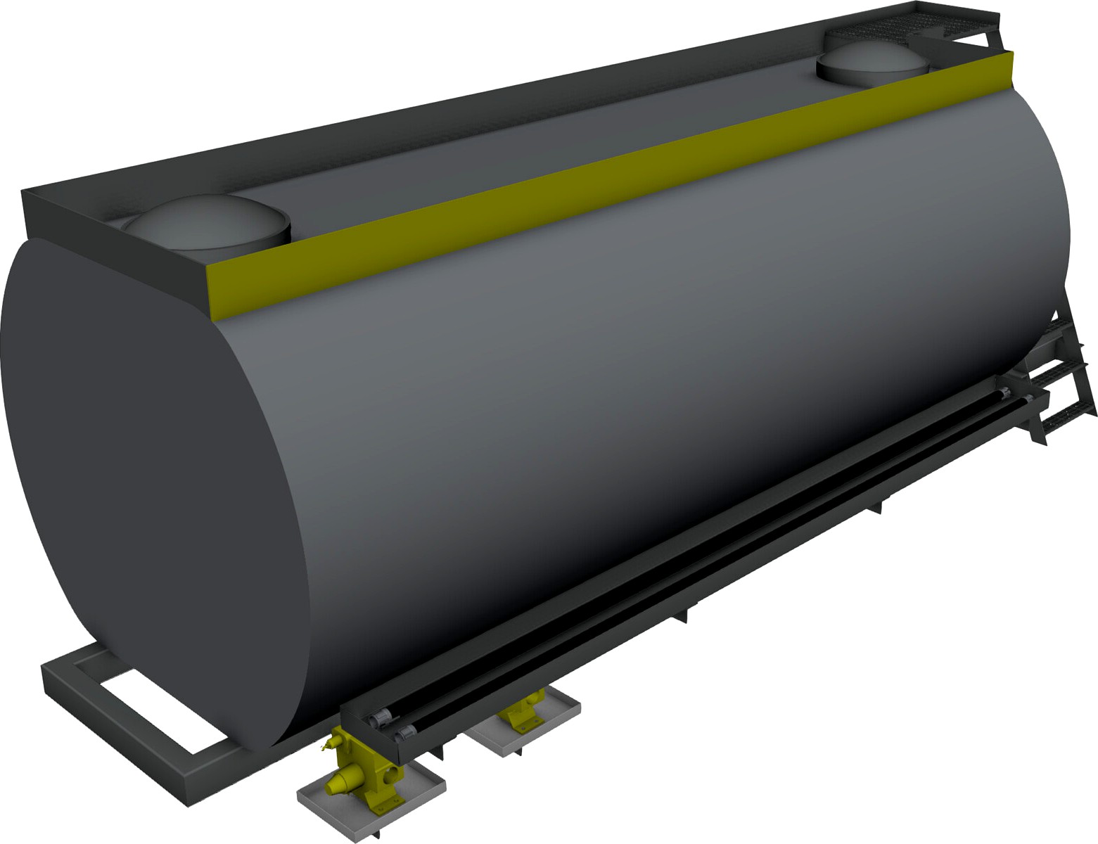Oil Tanker Body 3D CAD Model