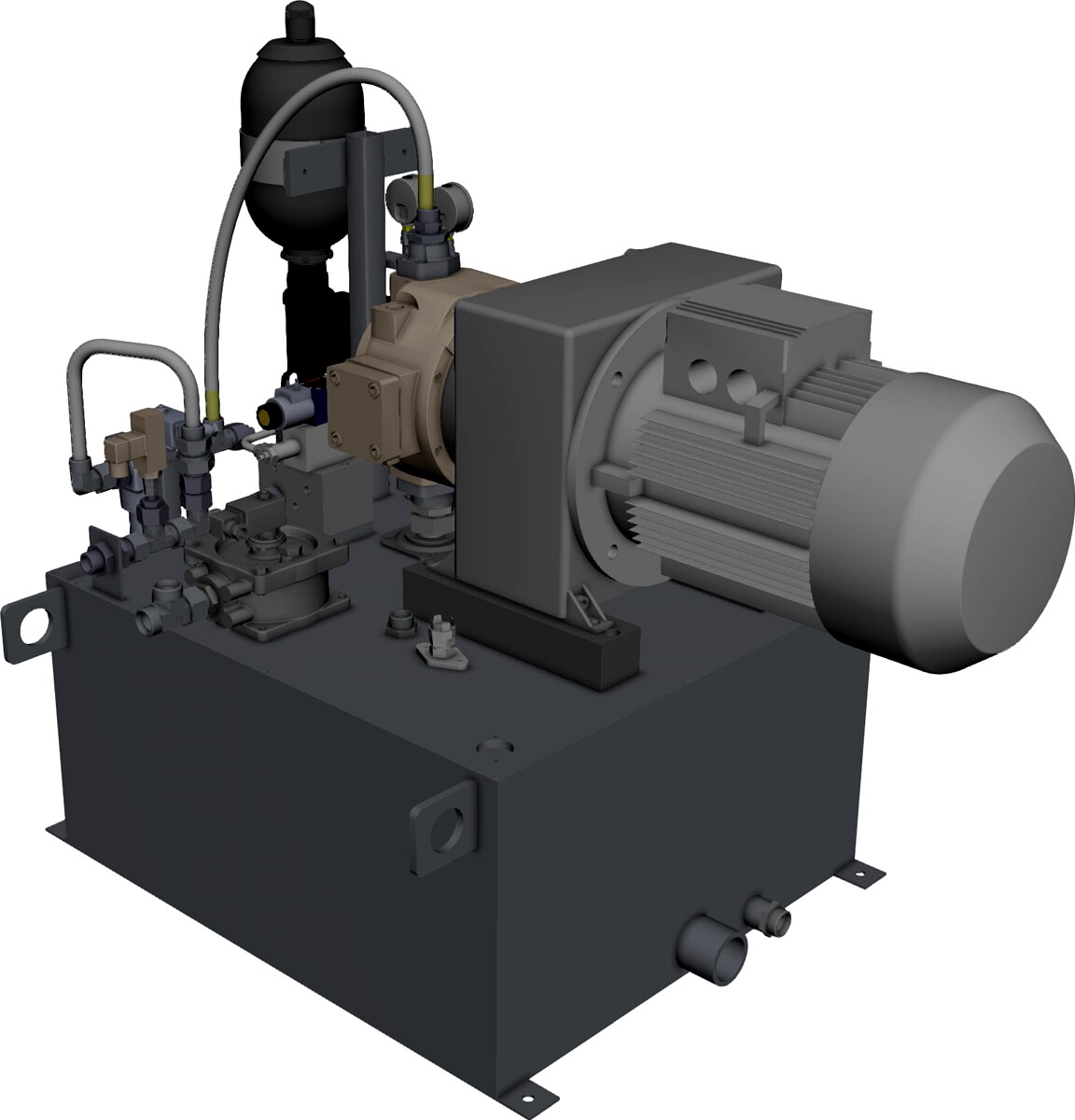 Hydraulic System 3D CAD Model