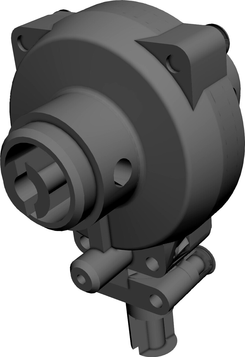 RC Car Differential 3D CAD Model