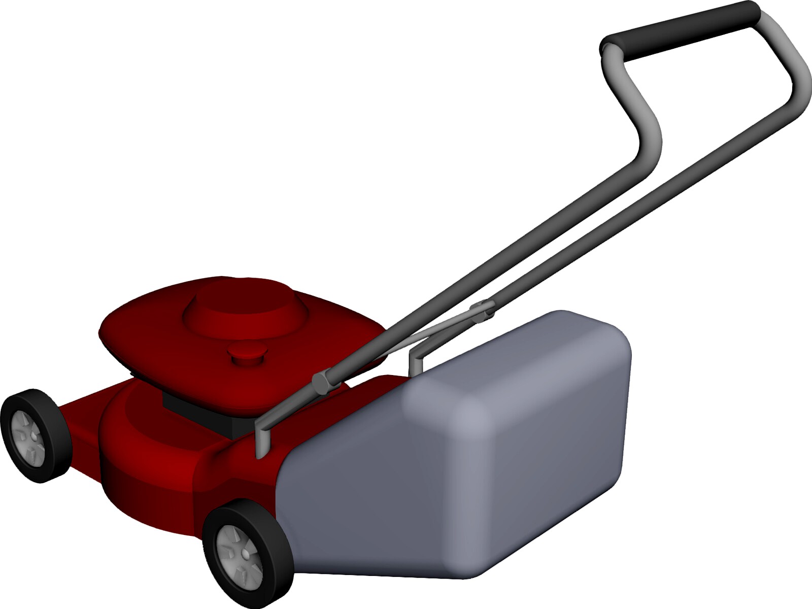 Lawn Mower 3D CAD Model