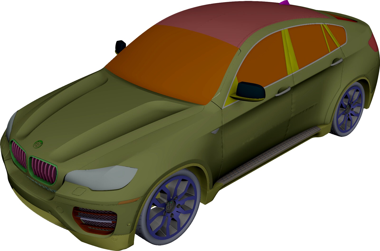 BMW X6 3D CAD Model