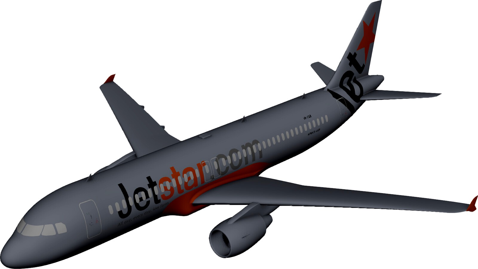 Airbus A320 3D CAD Model