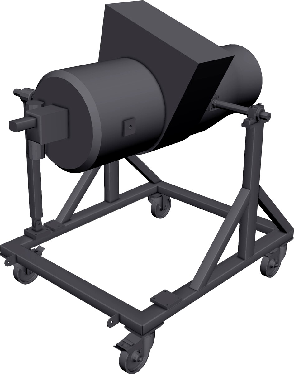 Aircraft APU Stand 3D CAD Model