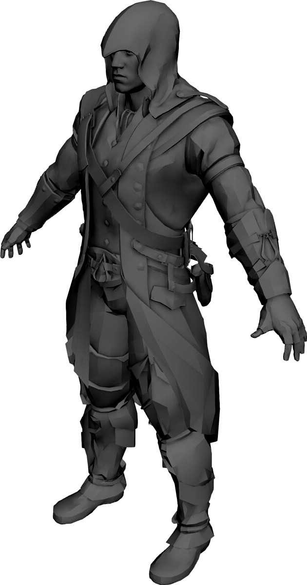 Connor Kenway 3d model